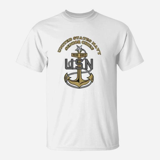 United States Navy Senior Chief T-Shirt - Seseable
