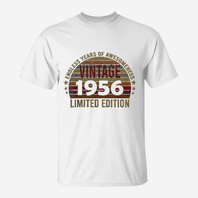 Vintage 1956 68Th Birthday Decoration 68 Year Old T-Shirt - Seseable