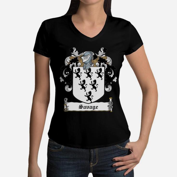 Savage Coat Of Arms Irish Family Crests T-Shirt | Seseable