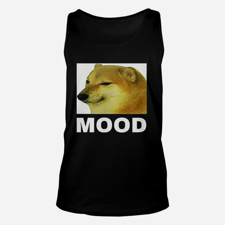 Sad Cheems Mood Dog Memes Unisex Tank Top - Seseable