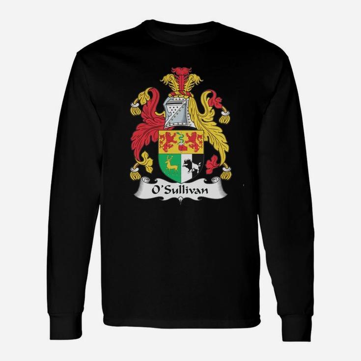 O'sullivan Coat Of Arms Irish Family Crests Unisex Long Sleeve | Seseable