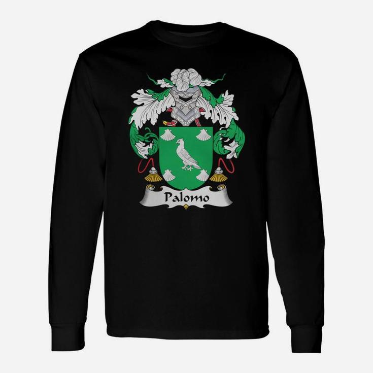 Palomo Family Crest Spanish Family Crests Unisex Long Sleeve | Seseable