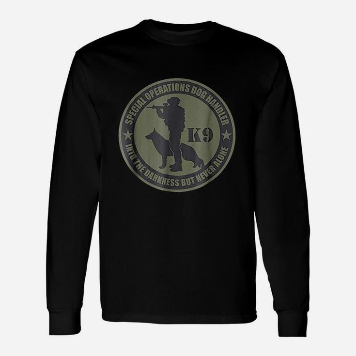 K9 Special Operations Dog Handler Unisex Long Sleeve | Seseable