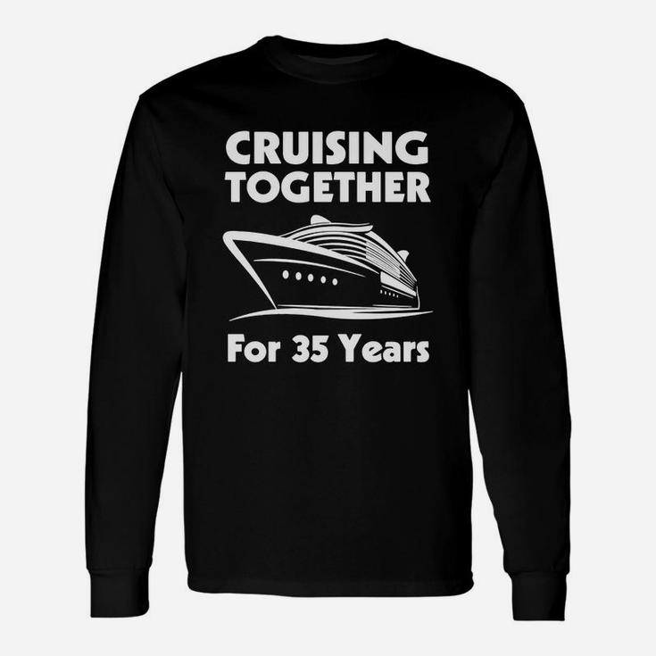 35 Years Together 35th Wedding Anniversary Ideas Long Sleeve T-Shirt ...