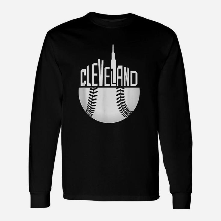 Cleveland Hometown Indian Tribe Vintage For Baseball Fans Long Sleeve T ...