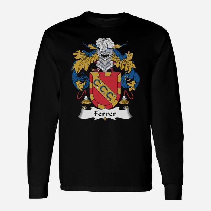 Ferrer Crest Spanish Crests Long Sleeve T-Shirt | Seseable