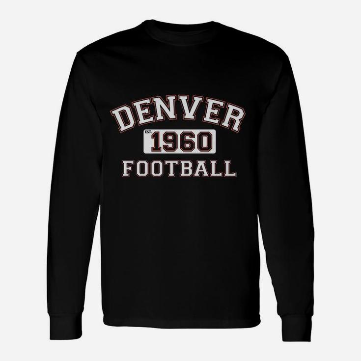Football Fans Est 1960 Vintage Style Classic Long Sleeve T-Shirt - Seseable