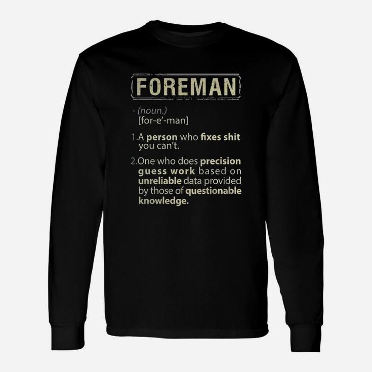 Foreman Best Shirt Long Sleeve T-Shirt - Seseable