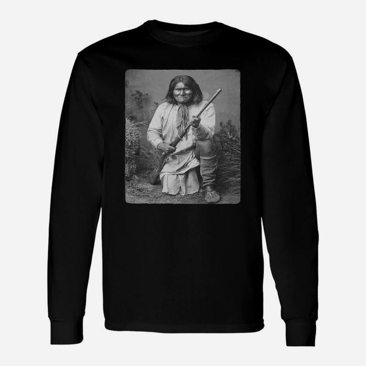Geronimo Apache Native American Indian Warrior Hero Arizona Long Sleeve ...