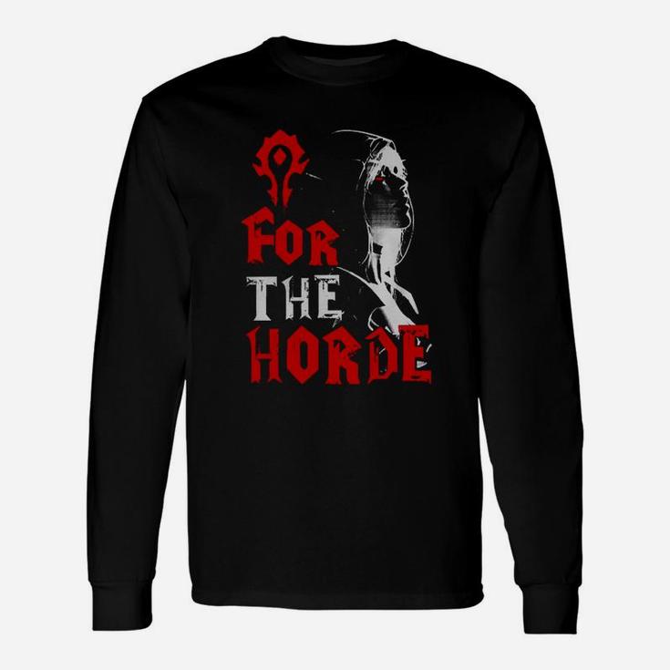 For The Horde Sylvanas Windrunner Wow T-shirt Long Sleeve T-Shirt ...