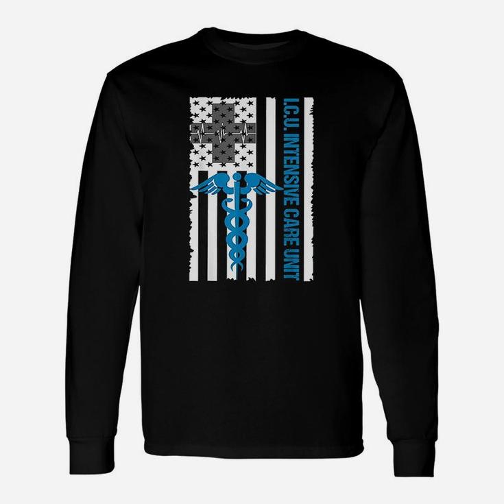 Icu Nurse Intensive Care Unit Staff Long Sleeve T-Shirt | Seseable