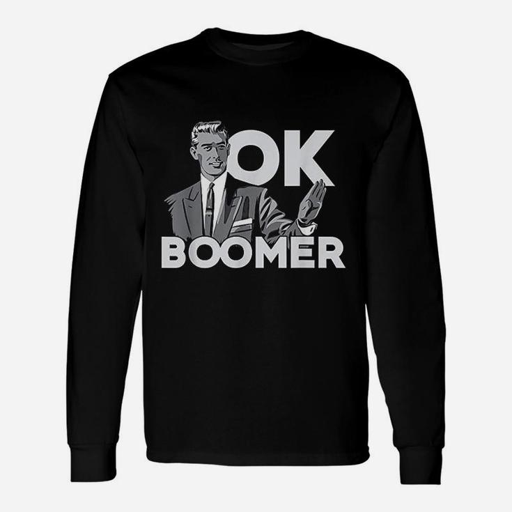 Ok Boomer Correction Guy Long Sleeve T-Shirt - Seseable
