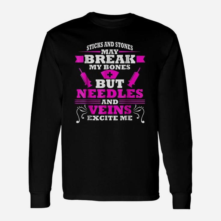 Phlebotomy Nurse Lab Tech Long Sleeve T-Shirt - Seseable