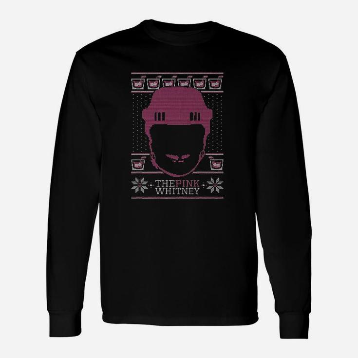 The Pink Whitney Ugly Christmas Sweater Party Hockey Long Sleeve T ...