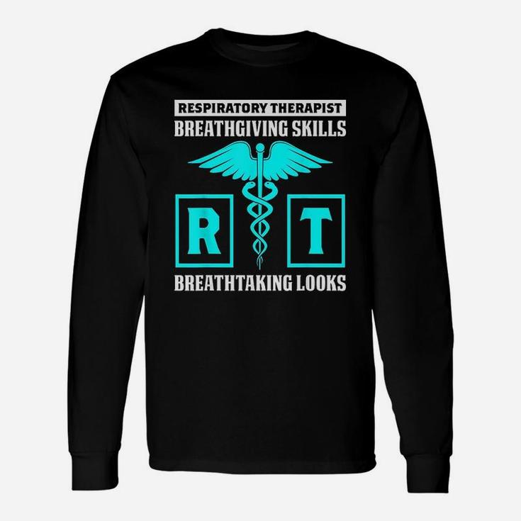 Respiratory Therapist For Therapy Week Long Sleeve T-Shirt - Seseable