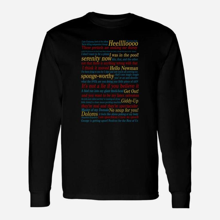 Seinfeld References Long Sleeve T-Shirt - Seseable