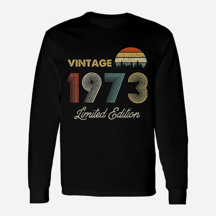 Vintage 1973 Made In 1973 49th Birthday 49 Years Old Long Sleeve T ...