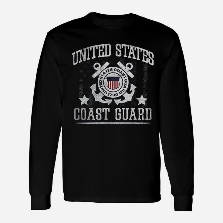 Vintage Us Coast Guard Long Sleeve T-Shirt - Seseable