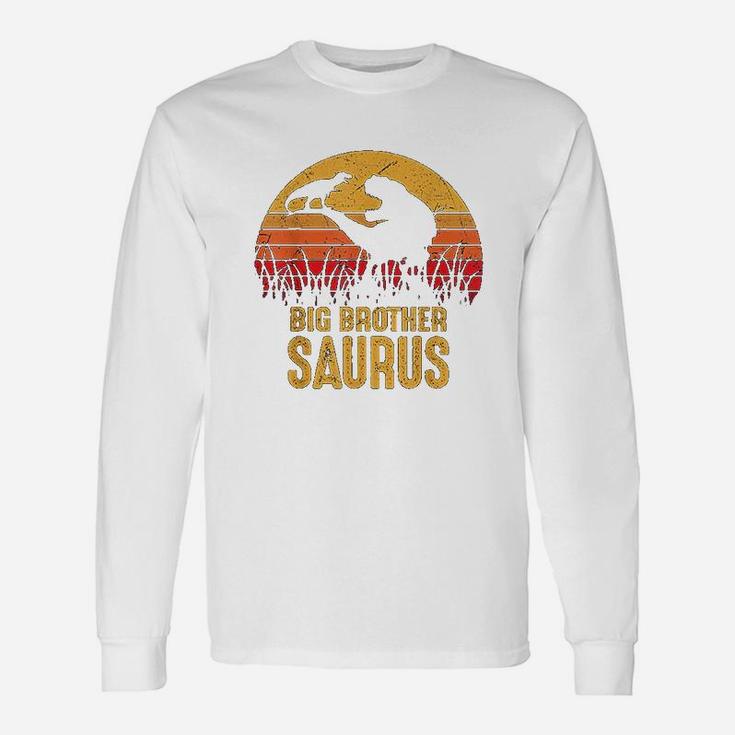 Big Brother Saurus Matching Dinosaur Long Sleeve T-Shirt - Seseable