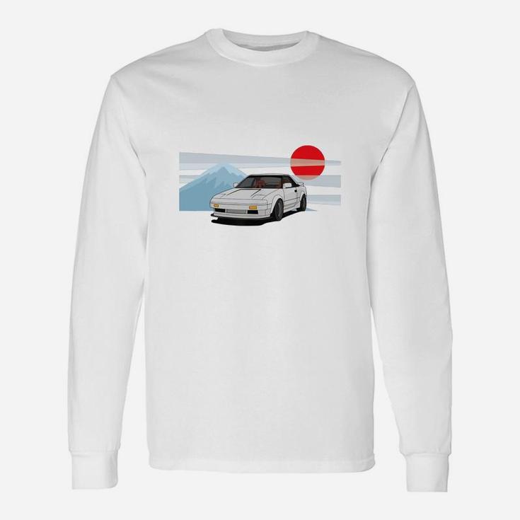 Jdm Mr2 Aw11 Illustrated Graphic T-shirt Long Sleeve T-Shirt | Seseable UK