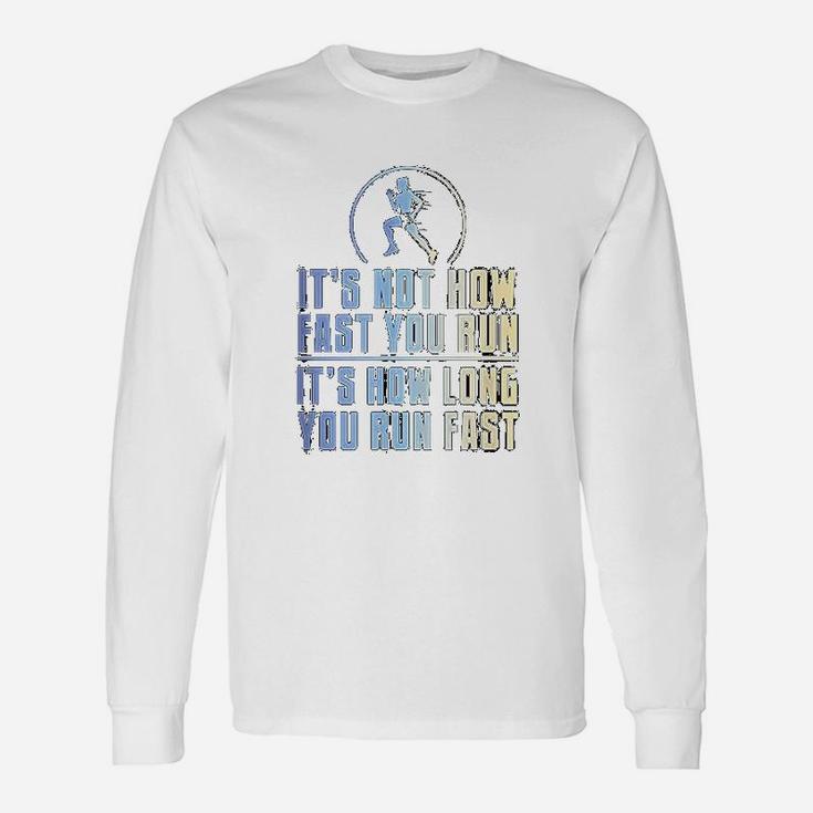 Long Distance Runner Xc Coach Cross Long Sleeve T-Shirt - Seseable