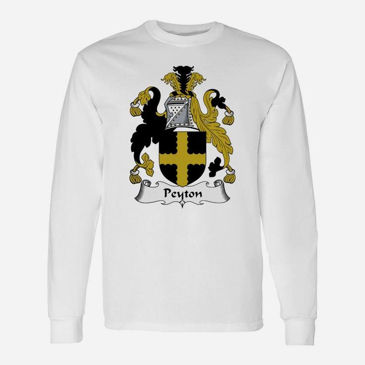 Peyton Crest British Crests Long Sleeve T-Shirt | Seseable