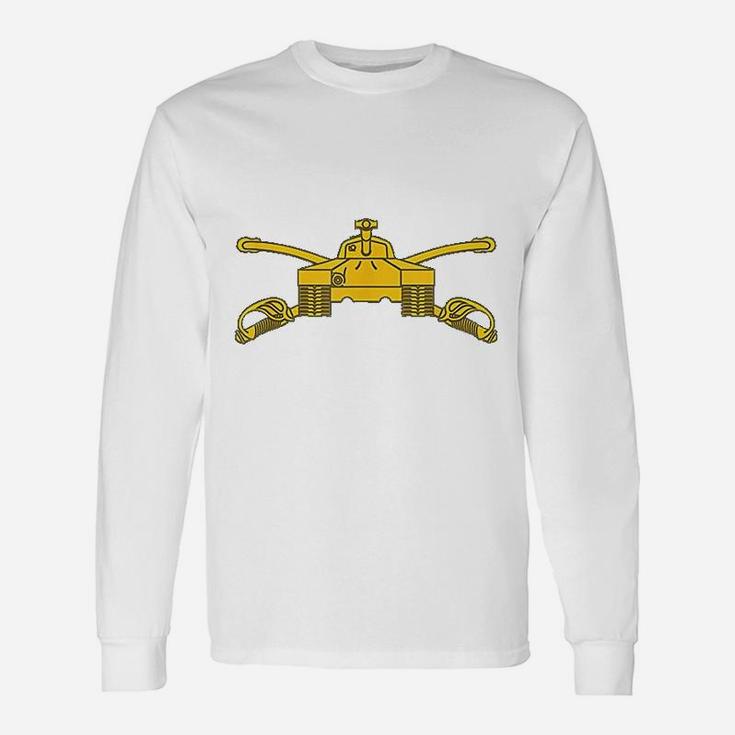 Us Army Armor Branch Insignia Military Tank Veteran Tanker Long Sleeve ...