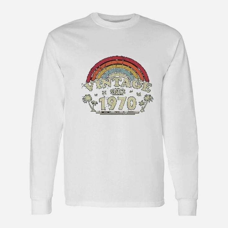 Vintage Since 1970 Vintage 1970 Long Sleeve T-Shirt - Seseable