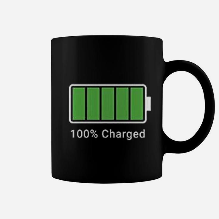 100 Charged Full And Low Battery Family Coffee Mug - Seseable