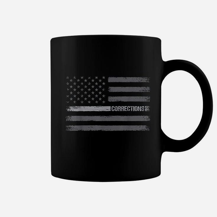 Correctional Officer American Flag Gift Vintage Corrections Coffee Mug ...