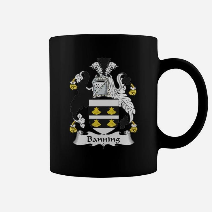 Banning Family Crest / Coat Of Arms British Family Crests Coffee Mug ...
