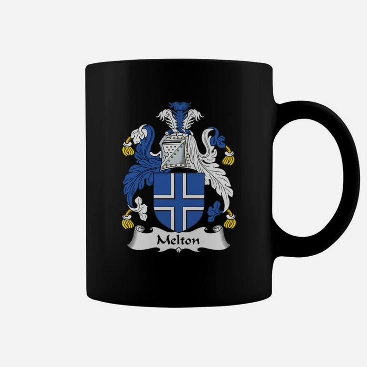 Melton Family Crest British Family Crests Coffee Mug | Seseable