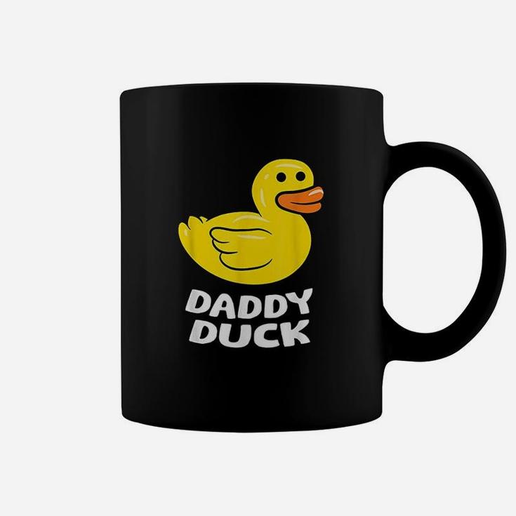 Funny Daddy Duck Rubber Duck, dad birthday gifts Coffee Mug | Seseable