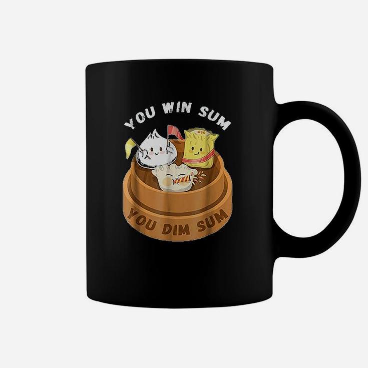 You Win Sum You Dim Sum Chinese Food Funny Pun Gift Coffee Mug | Seseable