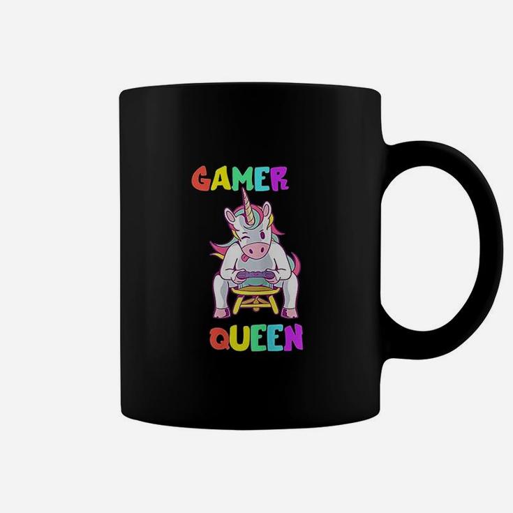 Gamer Queen Cute Video Gaming Unicorn Console Gamer Girl Coffee Mug ...