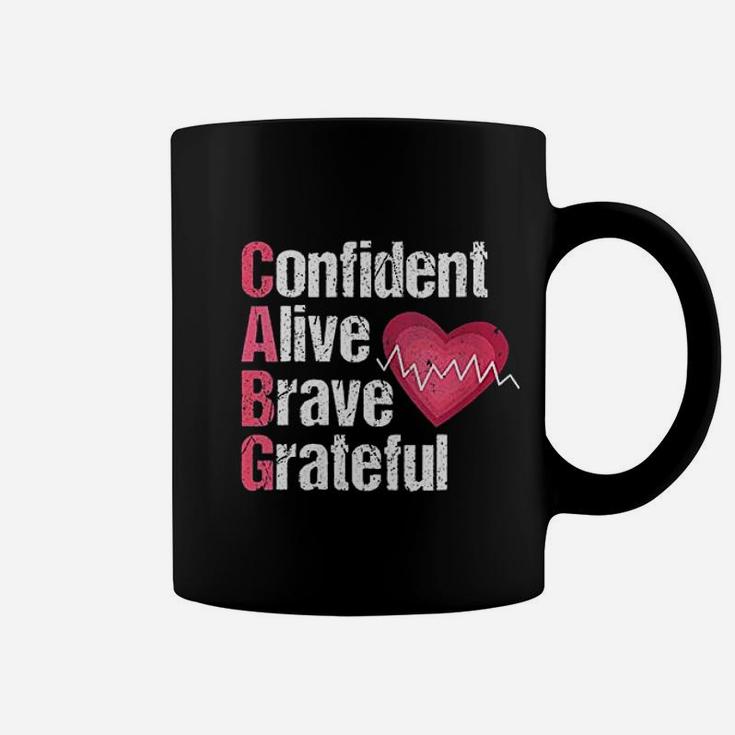 Cabg Surgery Recovery Gift Open Heart Bypass Survivor Coffee Mug | Seseable