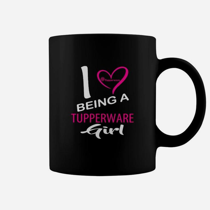 I Being A Tupperware Girl Heart Coffee Mug | Seseable