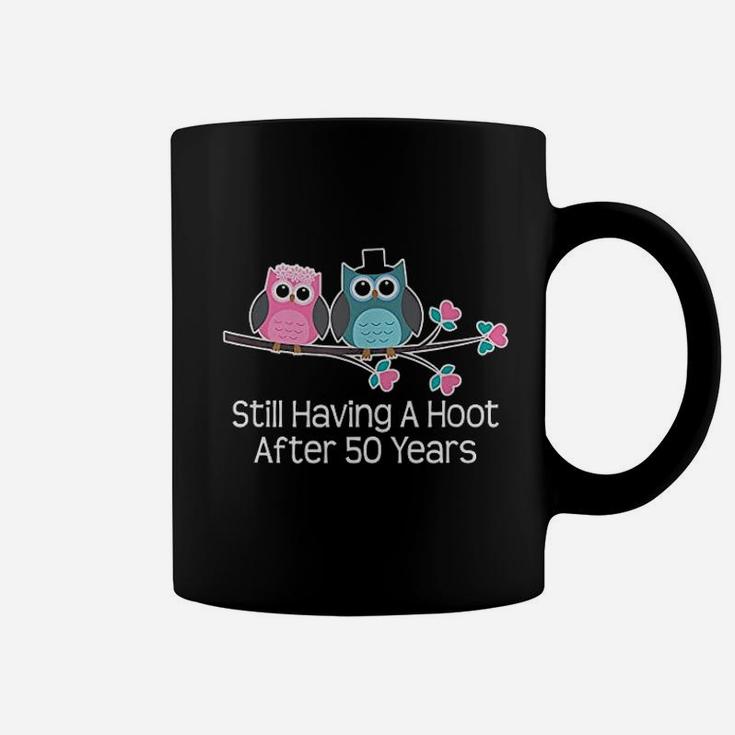 50th Anniversary Still Having A Hoot After 50 Years Coffee Mug - Seseable
