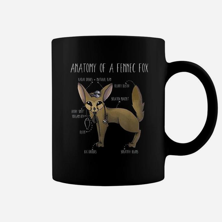 Anatomy Of A Fennec Fox Funny Cute Gift Animal Coffee Mug | Seseable