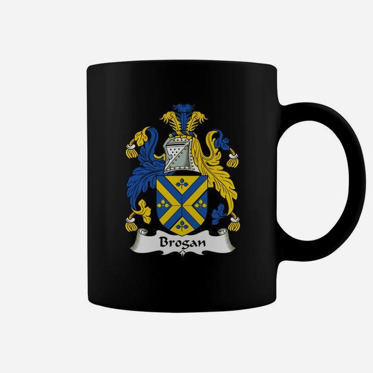 Brogan Coat Of Arms Irish Family Crests Coffee Mug - Seseable