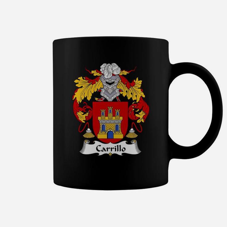 Carrillo Family Crest Spanish Family Crests Coffee Mug - Seseable