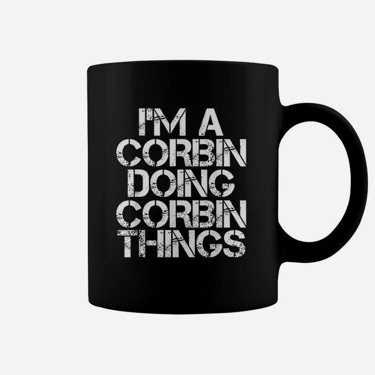 Corbin Funny Surname Family Tree Birthday Reunion Gift Idea Coffee Mug ...