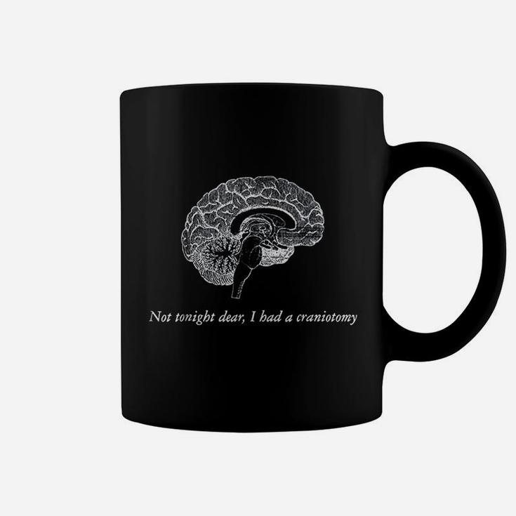 Craniotomy Get Well Gag Gift Funny Brain Surgery Coffee Mug - Seseable