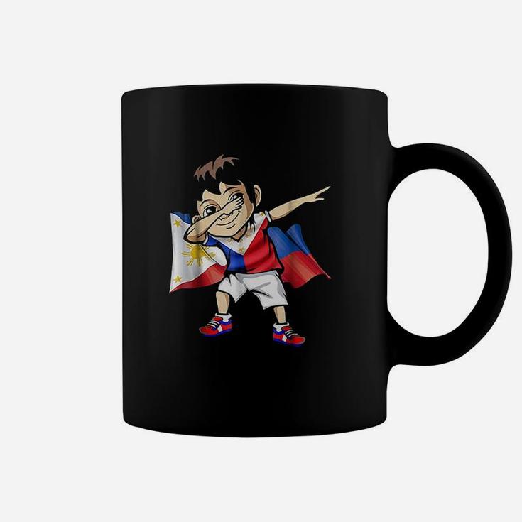 Dabbing Boy Philippine Flag Filipino Meme Jersey Dab Coffee Mug | Seseable