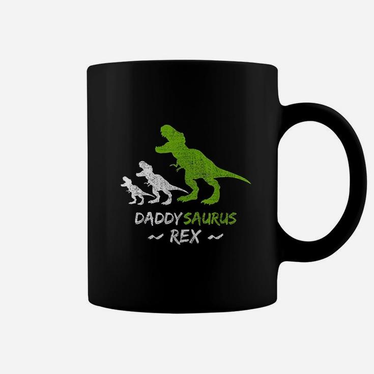 Daddysaurus Daddy Saurus Dinosaur Coffee Mug - Seseable