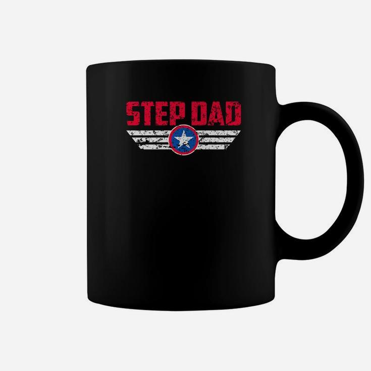 Fathers Day Proud Step Dad Premium Coffee Mug - Seseable