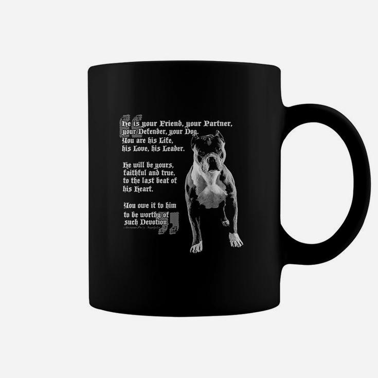 Friendly Pitbull Poem For Pit Bull Lovers Coffee Mug - Seseable