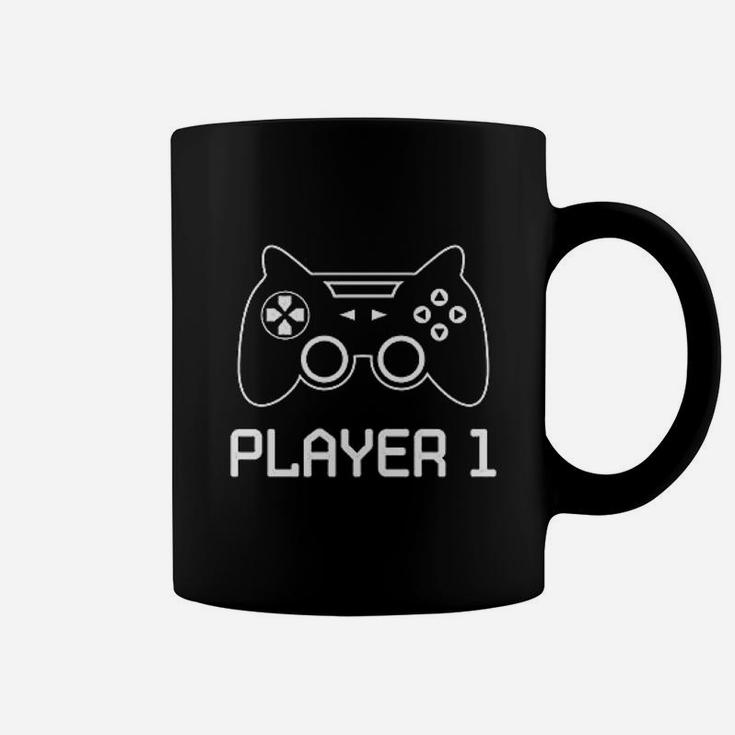 Gamer For Father Son Daughter Player 1 Player 2 Coffee Mug - Seseable