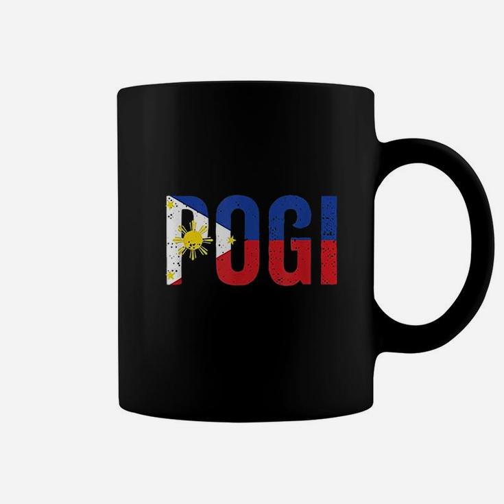 Hilarious Pogi Statement In Philippine Flag Gift Coffee Mug | Seseable