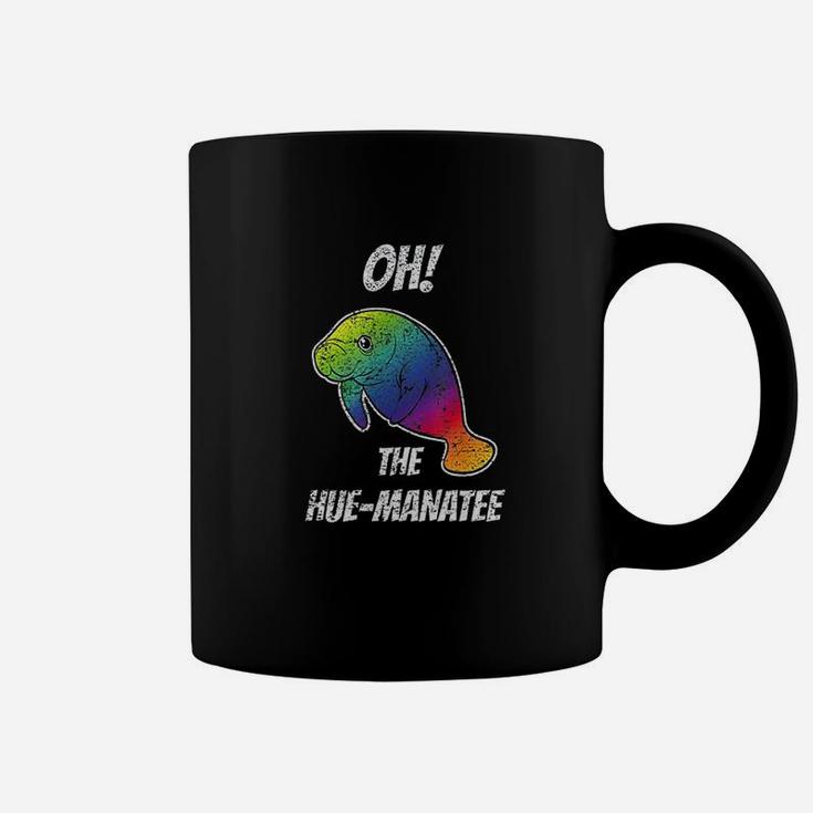 Hue Manatee Cute Vintage Sea Cow Gift Coffee Mug - Seseable